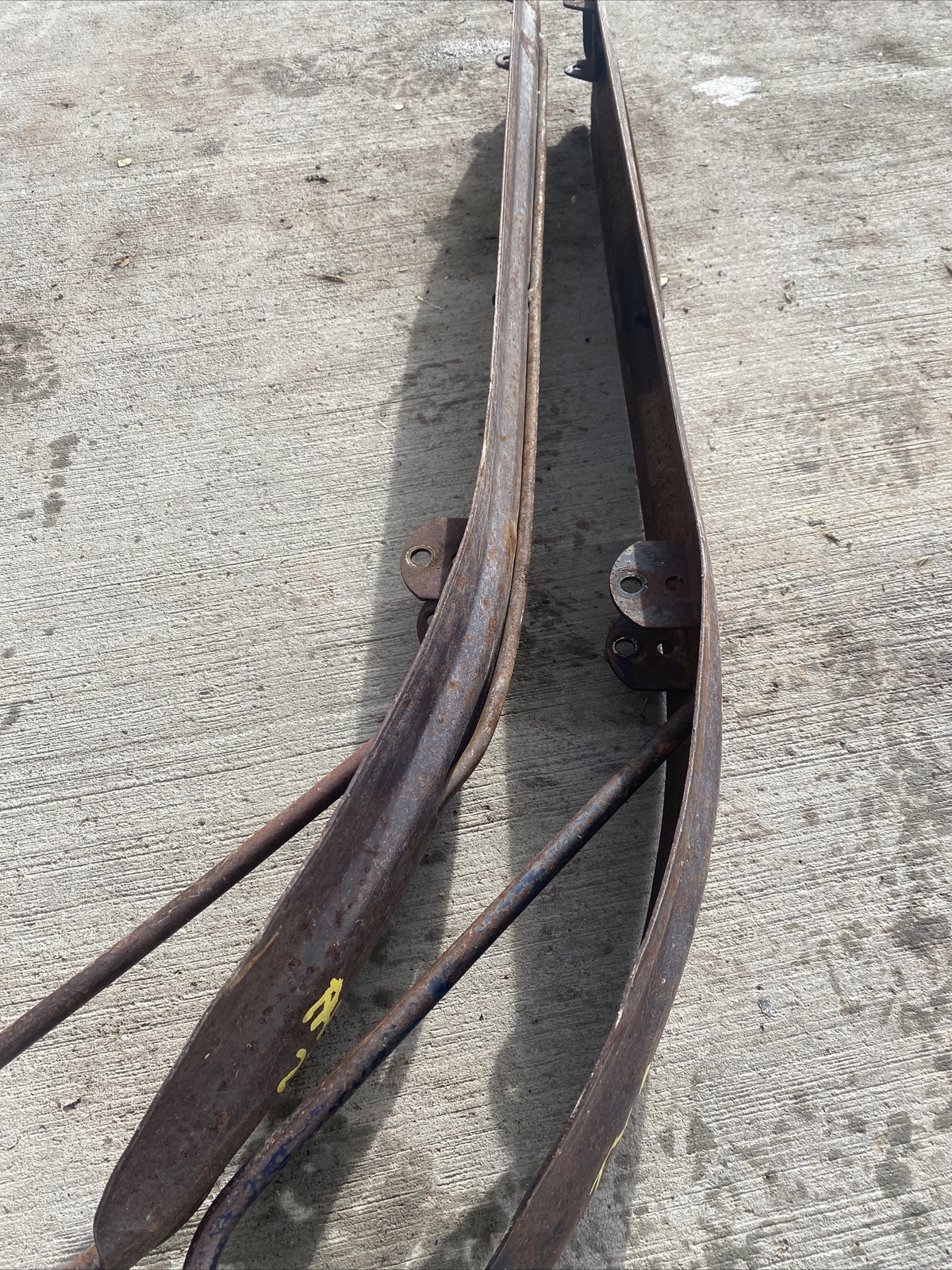 1979 - 1982Vintage Polaris TXL 340 Snowmobile Metal Skis 2 | eBay