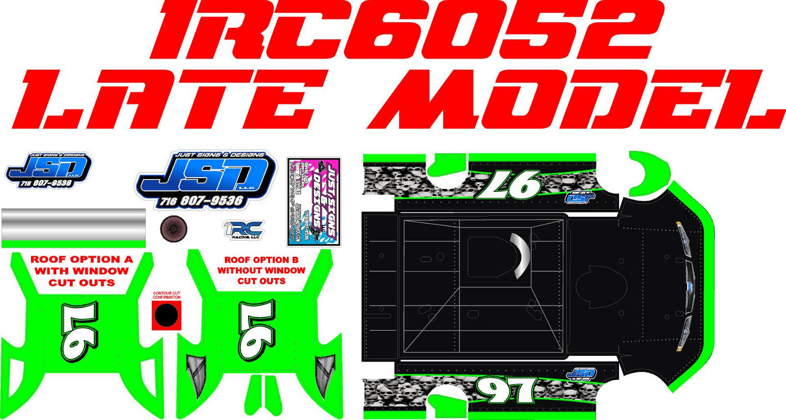 1RC LATE MODEL 1RC6052 WRAP ARMOUR SKULLS V2 | eBay