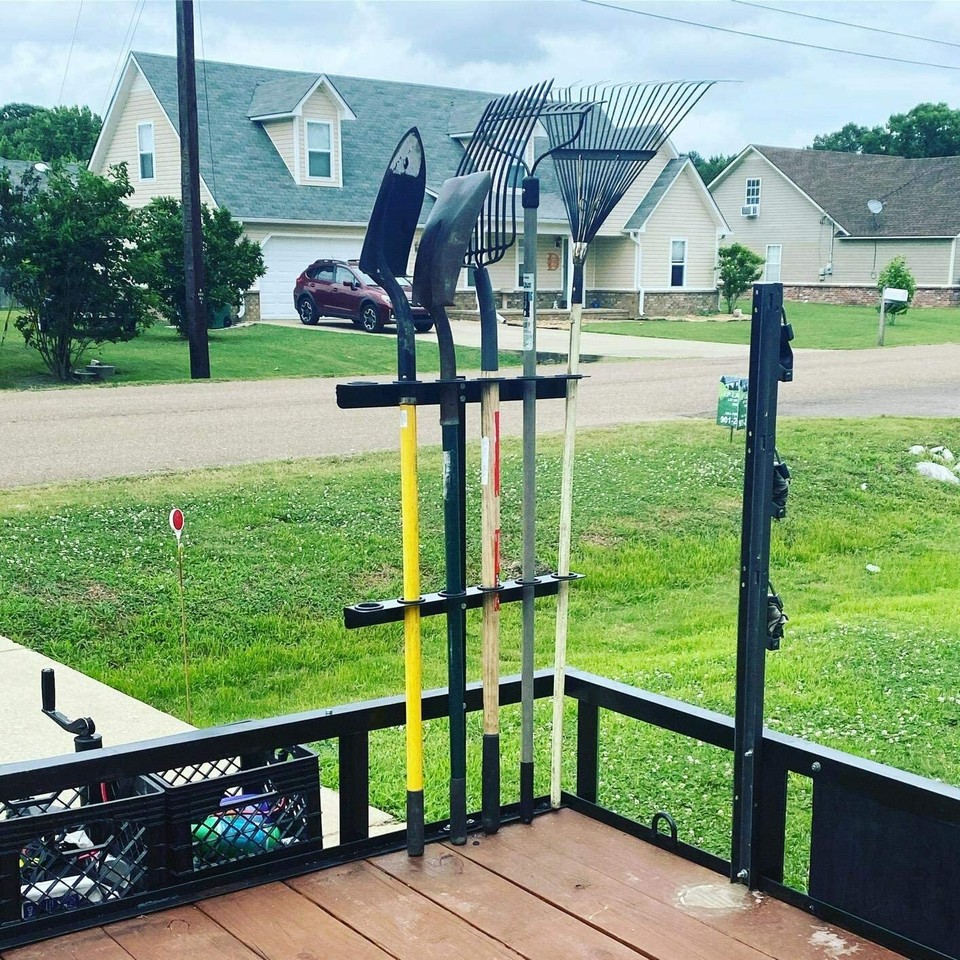 3 Place Lock Weedeater Trimmer Rack and 6 Holes Hand Tool Rack for ...