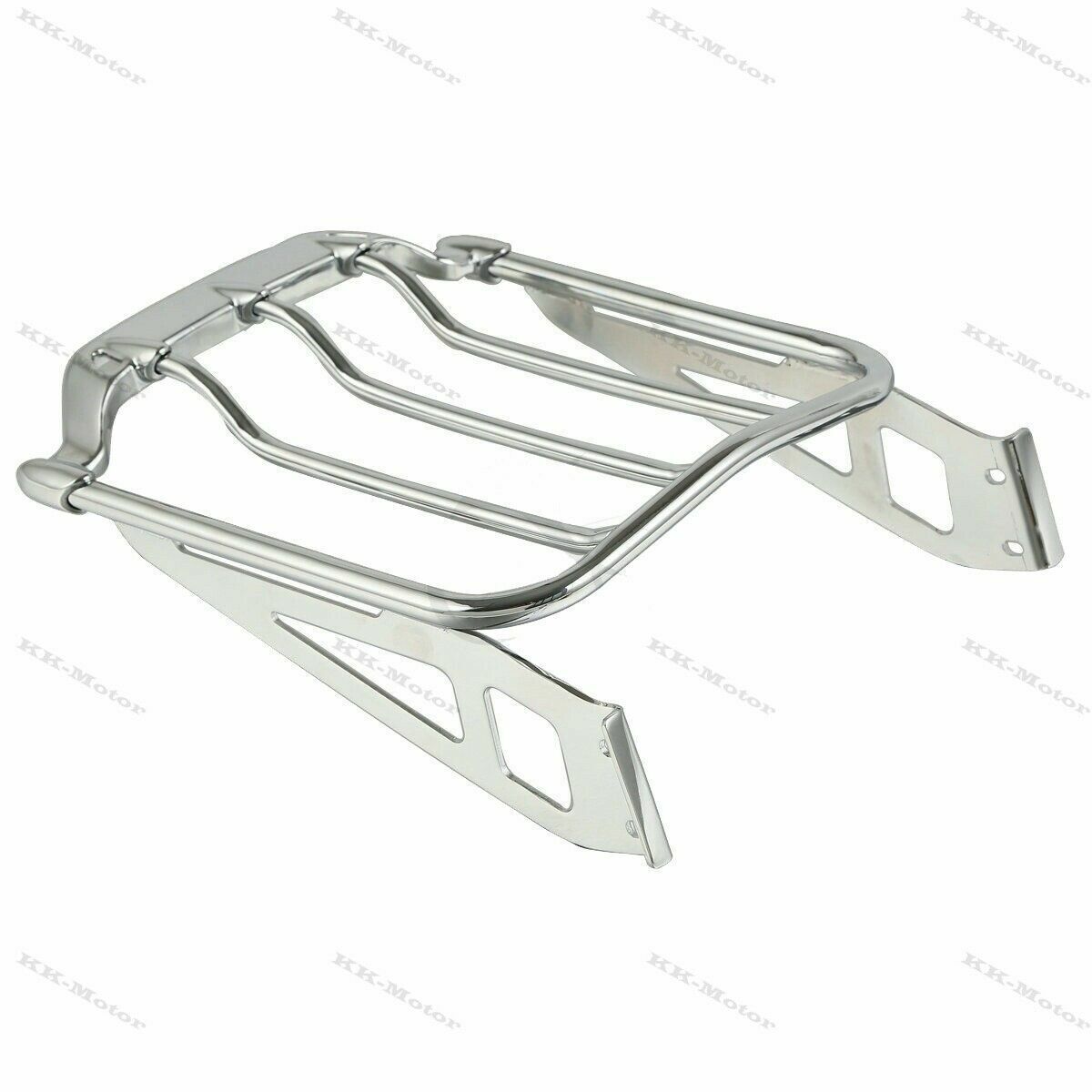 Air Wing Two-Up Luggage Rack For Harley Softail Fat Boy FLSTF FLSTFB ...