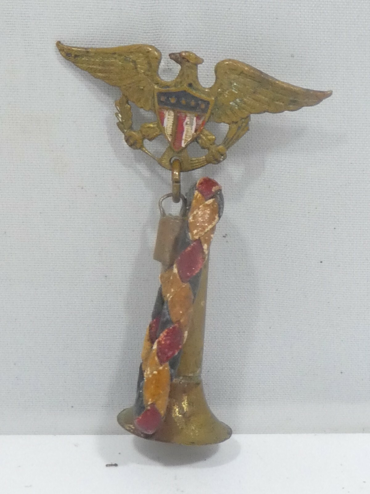 ORIGINAL WW 1 / WWII ERA US MILITARY BUGLE PIN | eBay