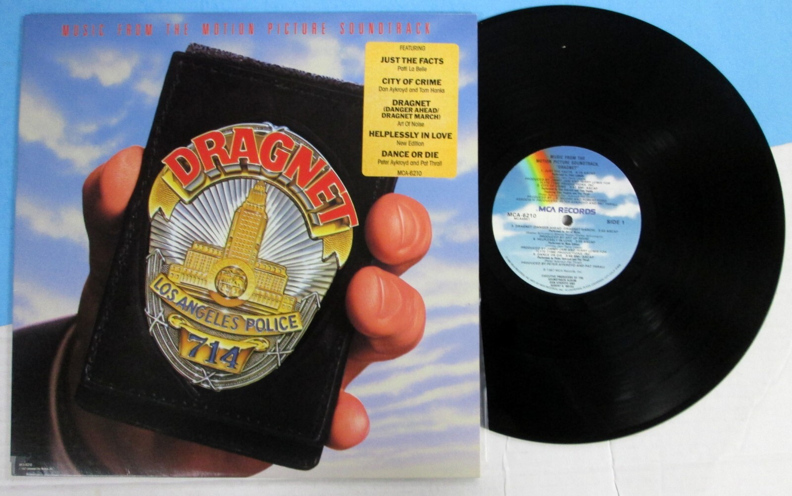 2x ART OF NOISE LPs: Dragnet (Soundtrack) & Dragnet Theme 12" (1987 ...