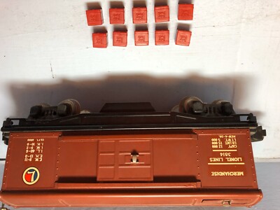 LIONEL 3814 'Baby Ruth' Merchandise Cubes Red 6 cubes in pack | eBay