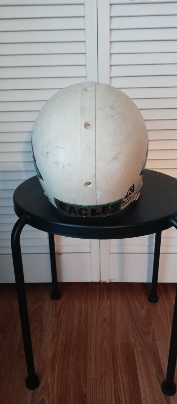 B/football helment/for use up to 9th grade competiton/painted-eagle/on ...