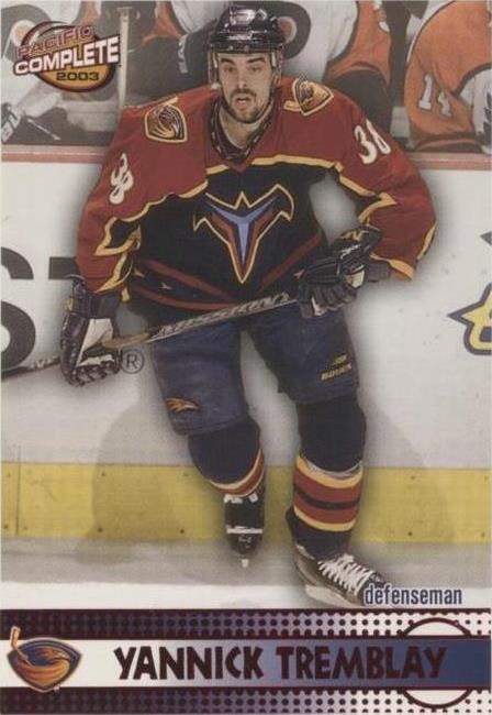 2002-03 Pacific Complete - Yannick Tremblay #193 Red /100 for sale ...