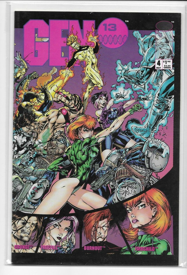 Gen 13 #0,1,2,3,4, & 5 (Image Comics, September 1994) 6 issues UNREAD ...