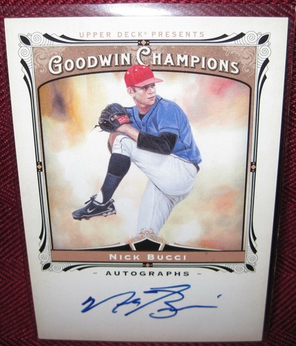 2013 UPPER DECK GOODWIN CHAMPIONS AUTOGRAPH #A-NB NICK BUCCI NM-MT+ | eBay