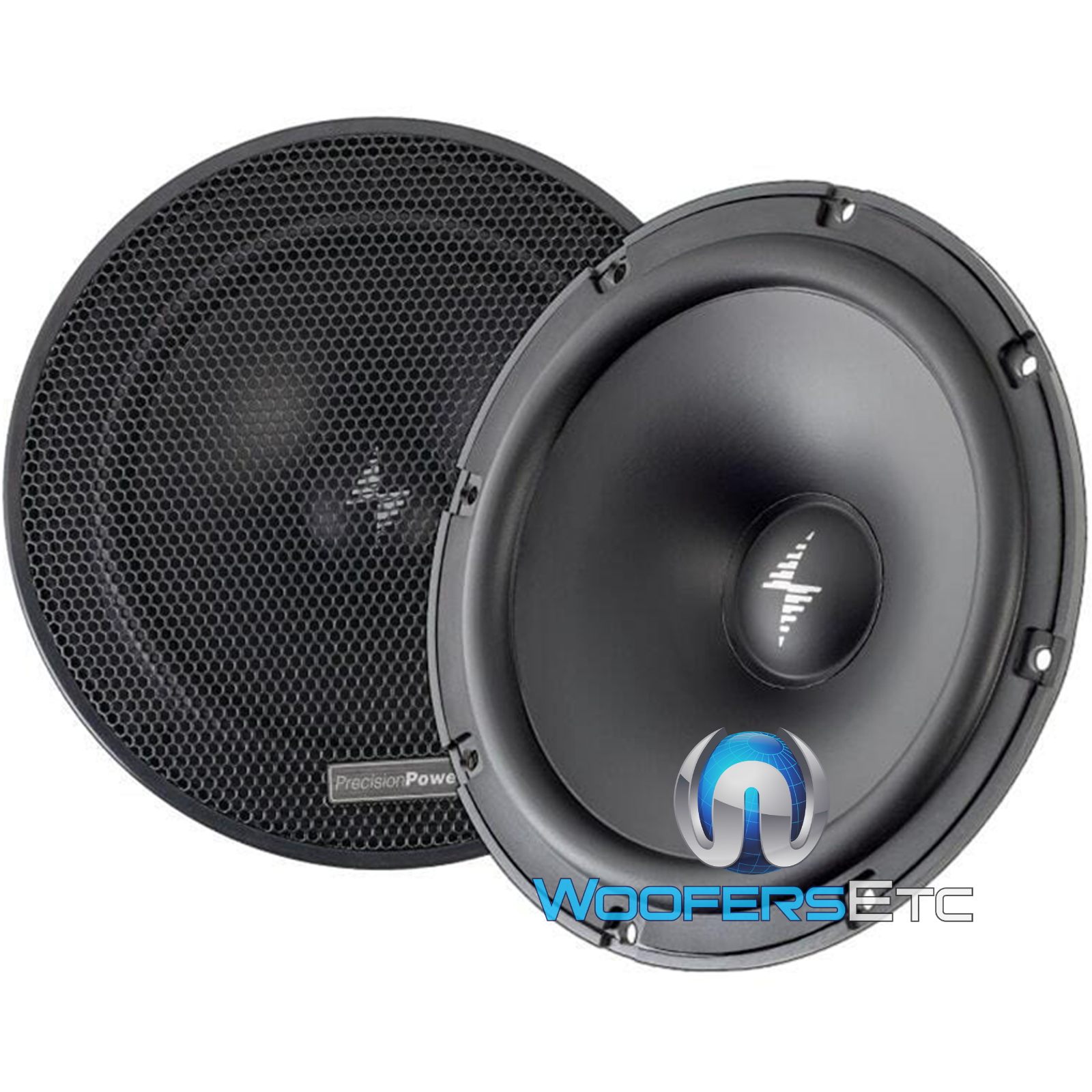 PRECISION POWER AS.65C2 ATOM 6.5" CAR COMPONENT SPEAKERS TWEETERS ...