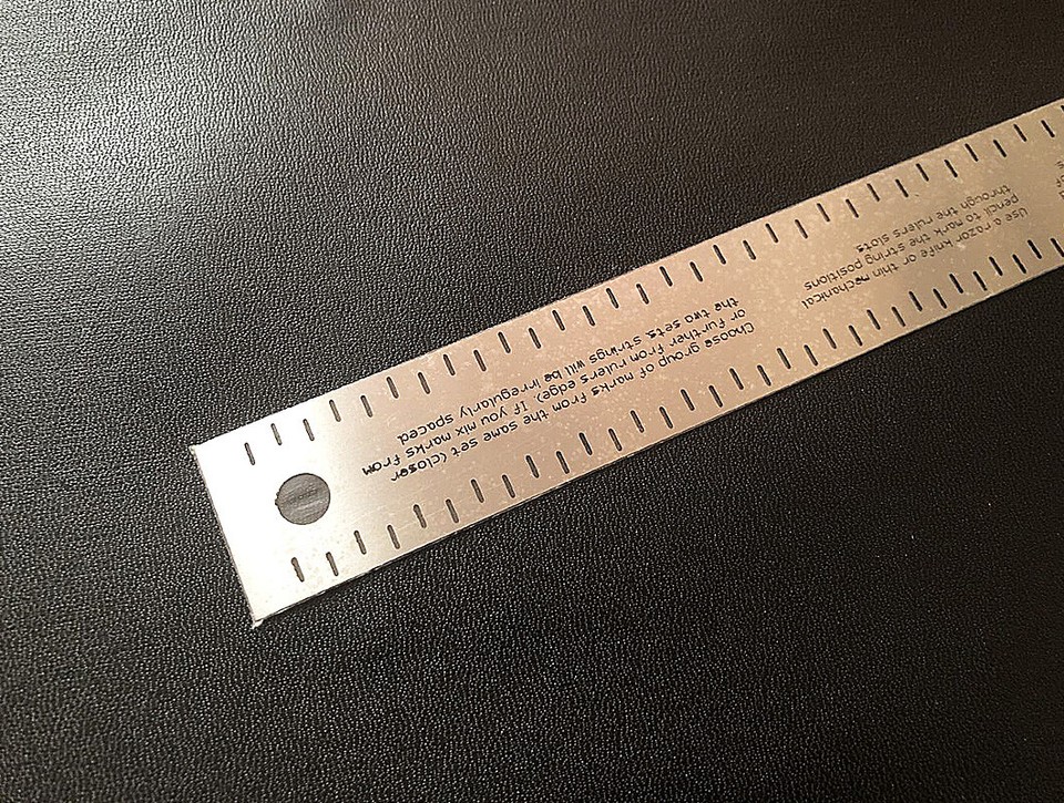 String Spacing Ruler tools | eBay