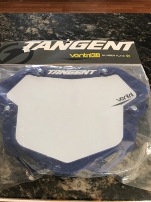 TANGENT BMX VENTRIL 3D NUMBER PLATE PRO SIZE | eBay