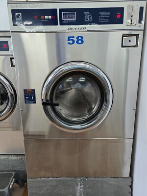 Dexter Commercial Coin Laundry maxi 40 lb. and mega 60 lb. Washing ...
