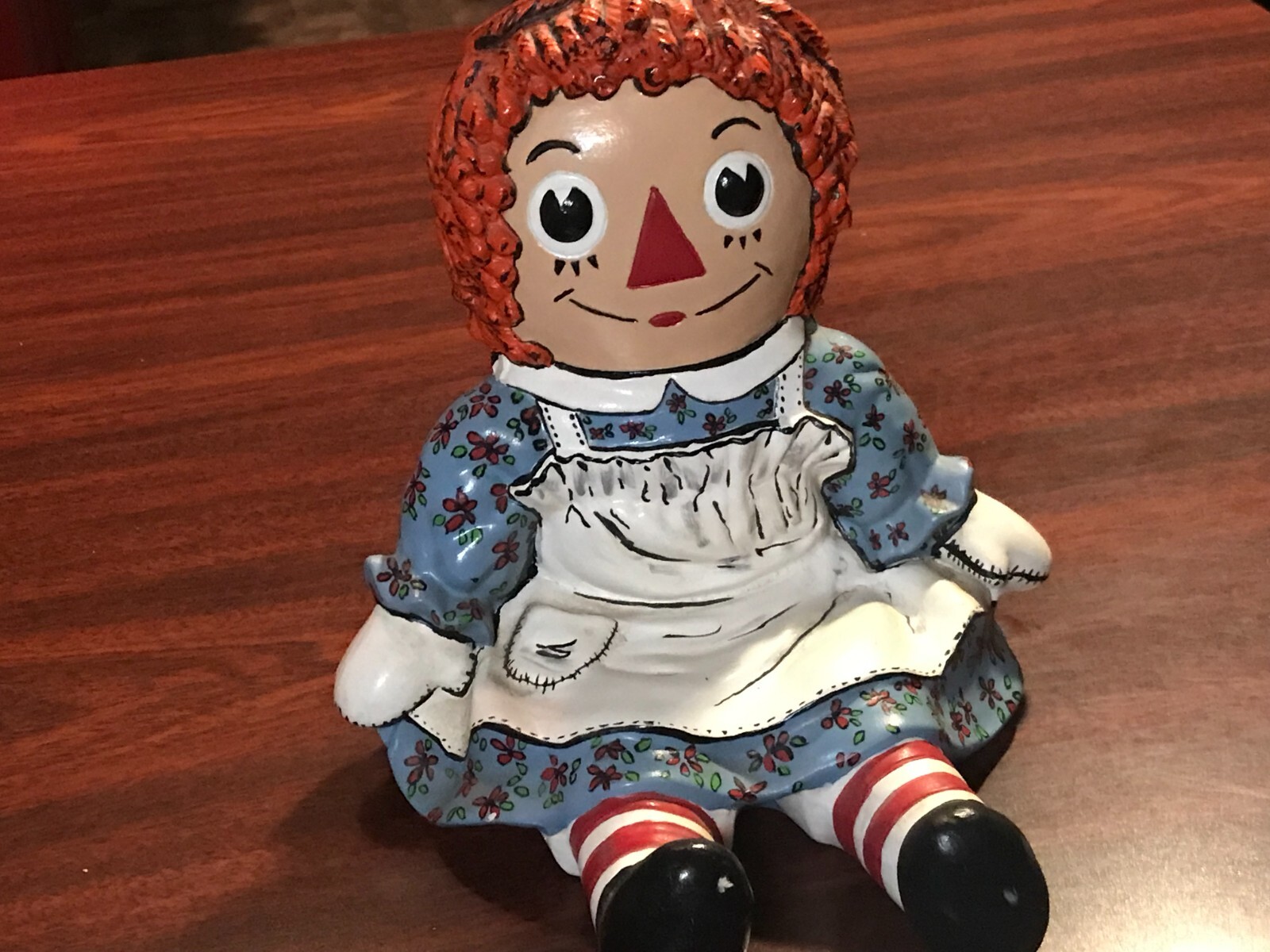 Raggedy Ann Figure From 1974 Vintage Bobbs Merrill Company 7.5" Ceramic ...