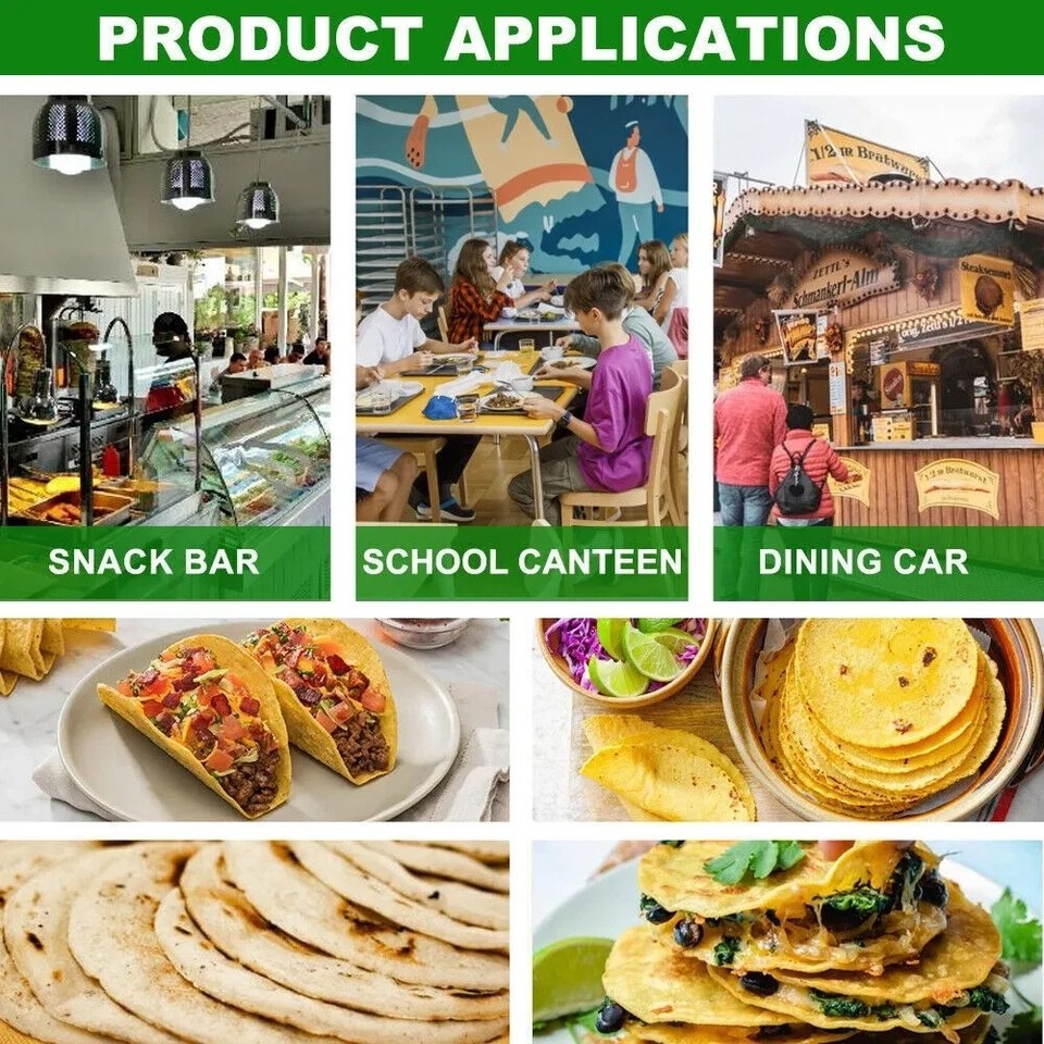 Commercial Grain Automatic Roti Bread Flour Maker Corn Tortilla Making ...