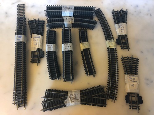 HORNBY OO TRACK JOB LOT R600+R606+R607+R612+R613 POINTS +MORE SEE ...