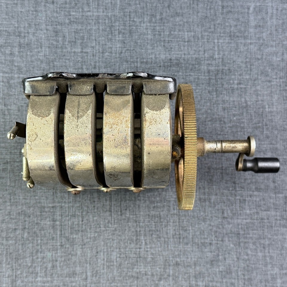 Vintage 4 Bar Magneto Generator Holtzer Cabot Crank Wall Telephone | eBay