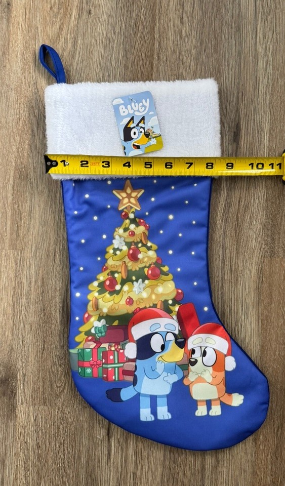 New Bluey & Bingo Christmas Stocking, Blue by Kurt Adler | eBay