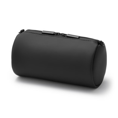 Muji Synthetic Leather Storage Cases Black Cylindrical D9.5 x L18 cm ...