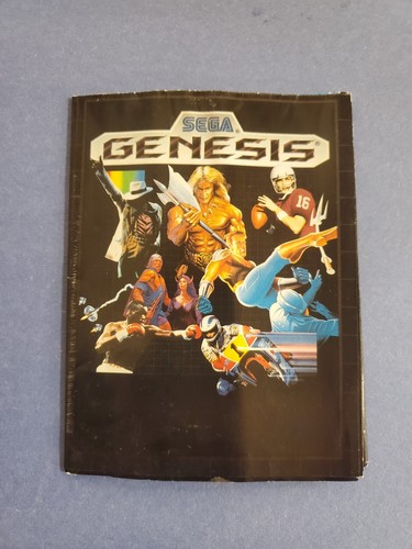 Sega Genesis Visions Poster Video Game Players Magazine Insert Arcade ...