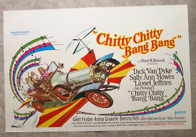 CHITTY CHITTY BANG BANG flying car original belgian movie poster '69 | eBay