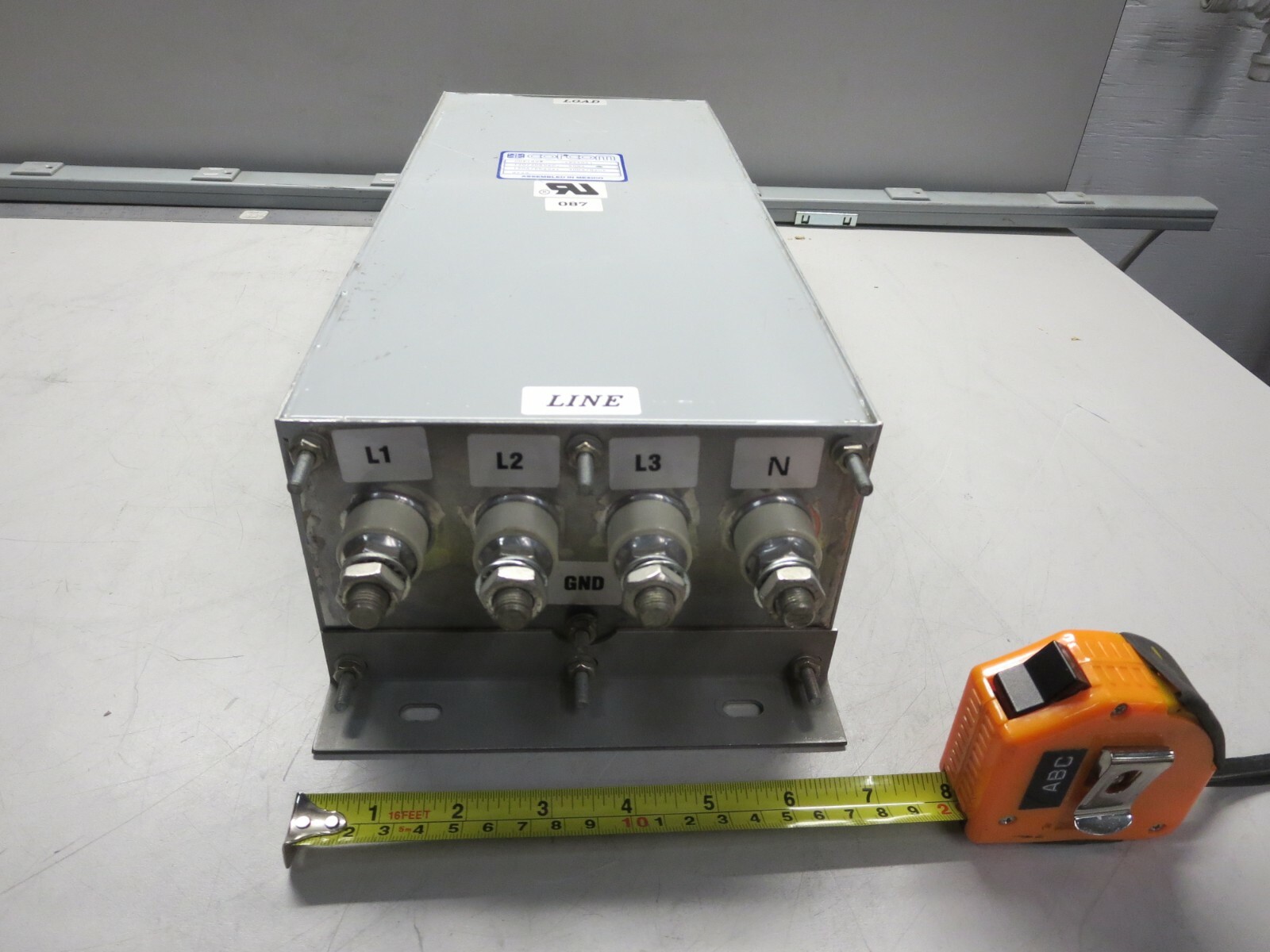 Corcom, CDF1898 (F5504), RFI Filter, 120/208 VAC, 60 HZ, 150 A/PH, 300 ...