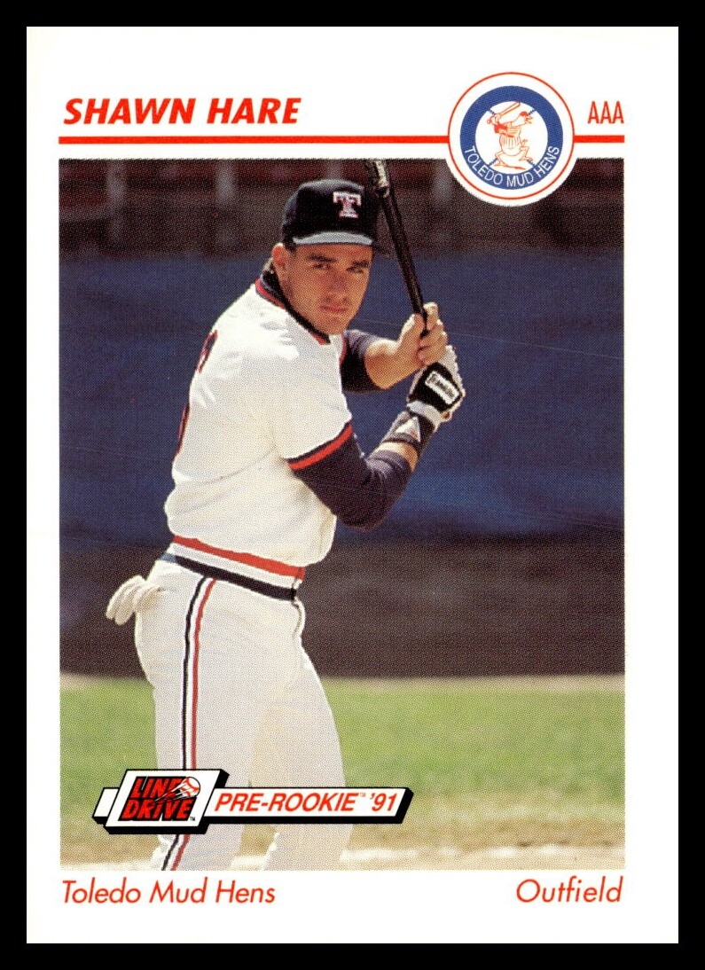 1991 Line Drive AAA #586 Shawn Hare Toledo Mud Hens Baseball Card | eBay