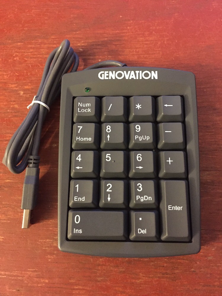 Genovation Version 3.0 Micropad 631 Wired USB Numeric Keyboard Keypad ...