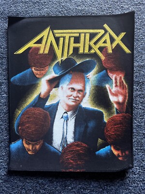 Anthrax Among The Living back patch | eBay