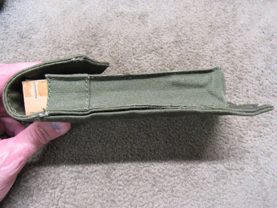 US VIETNAM ERA MAGAZINE MAG AMMO POUCH US MILITARY M1961 USMC 7.62MM 30 ...