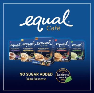 Equal Café Naturals STEVIA No Sugar ADDED AMERICANO/MOCHA/CARAMEL ...