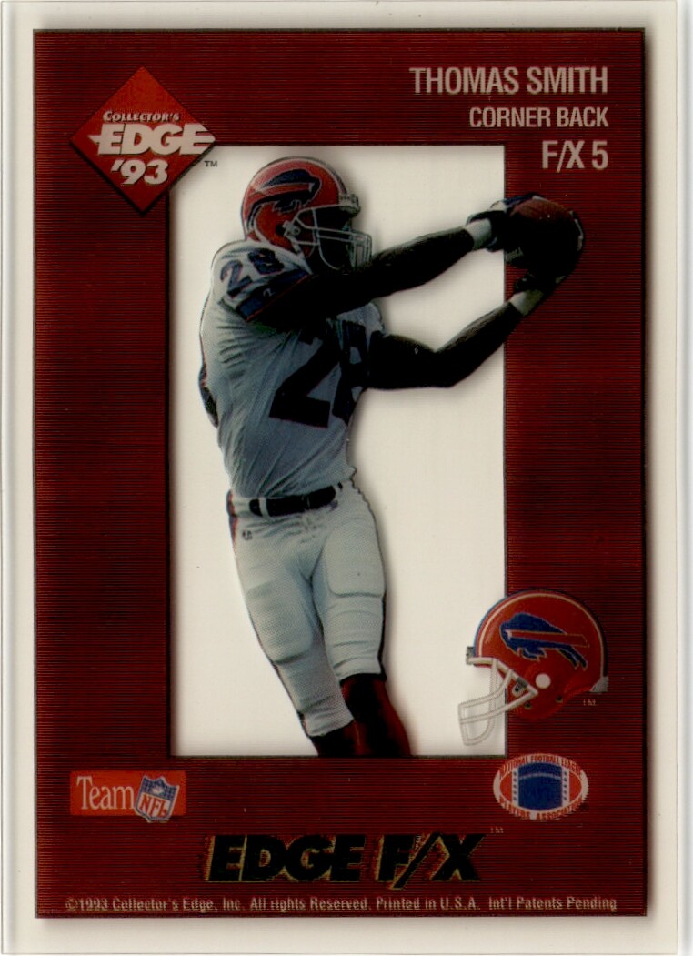1993 Collector's Edge #F/X5 Thomas Smith Bills Rookies FX | eBay
