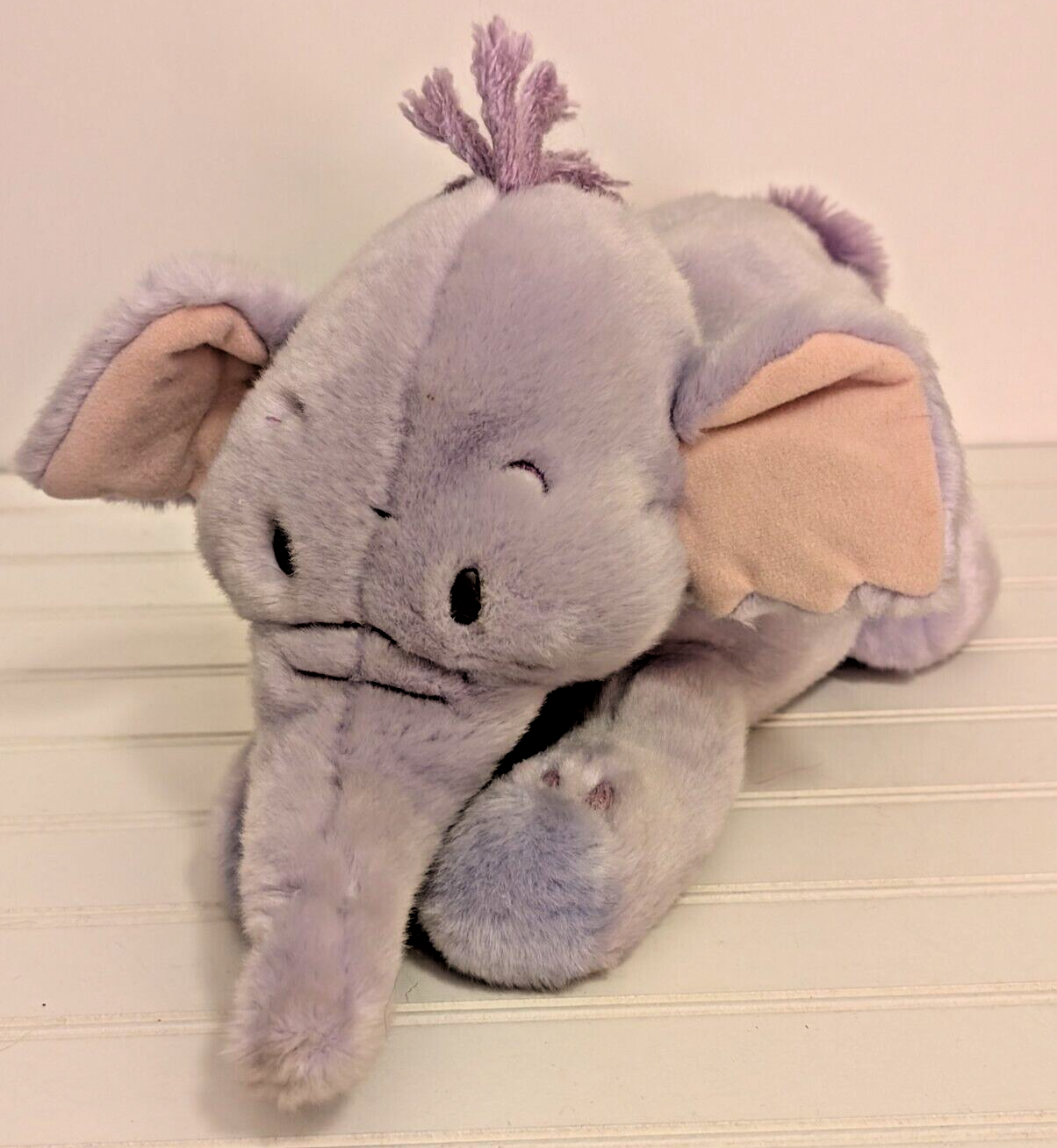 Disney Winnie The Pooh Heffalump Lumpy Purple Elephant 14" Plush Mk3 ...