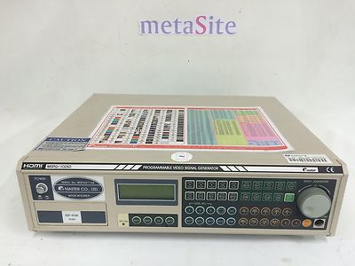 Master Programmable Video Signal Generator MSPG-1025D 080319U107 | eBay