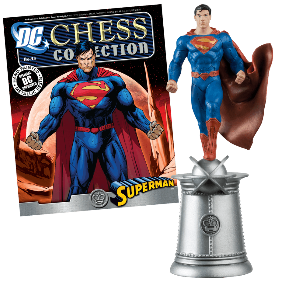 Eaglemoss DC Comic Collection SET 2 Chessboard and full 32 set pieces ...