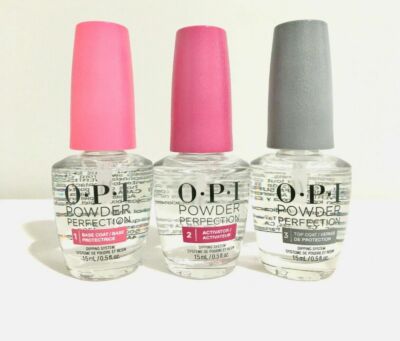 OPI Powder Perfection Liquid Dip system kits- Base coat + Activator ...