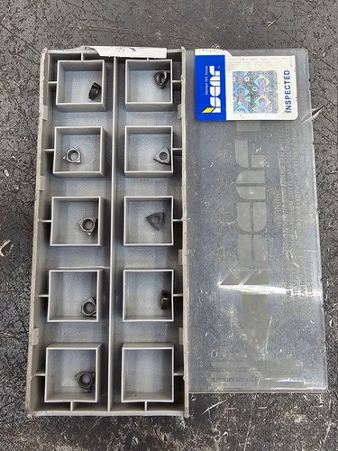 Qty 9 Iscar WCGT 020102 WCGT020102L 5504403 IC30N Grade Carbide Inserts ...