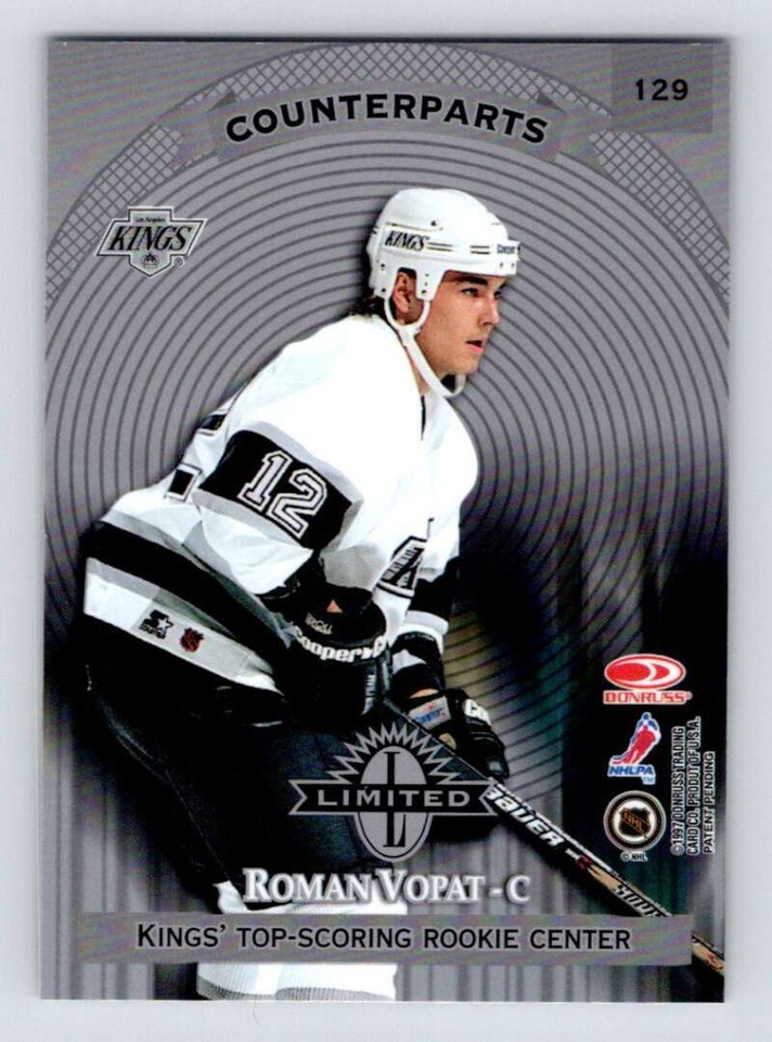 1997-98 Donruss Limited #129 Peter Bondra/Roman Vopat CP/Counterparts ...