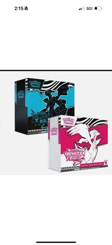 PRESALE Pokemon Tcg Black Bolt White Flare Etb Set Confirmed Preorder ...