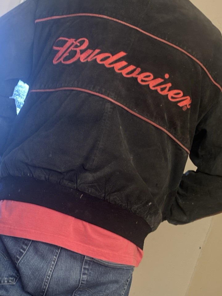 Dale Earnhardt GM Goodwrench Service Plus Budweiser NASCAR Men's Jacket ...