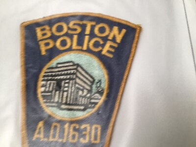 PATCH US POLICE. BOSTON POLICE. AD 1630 | eBay