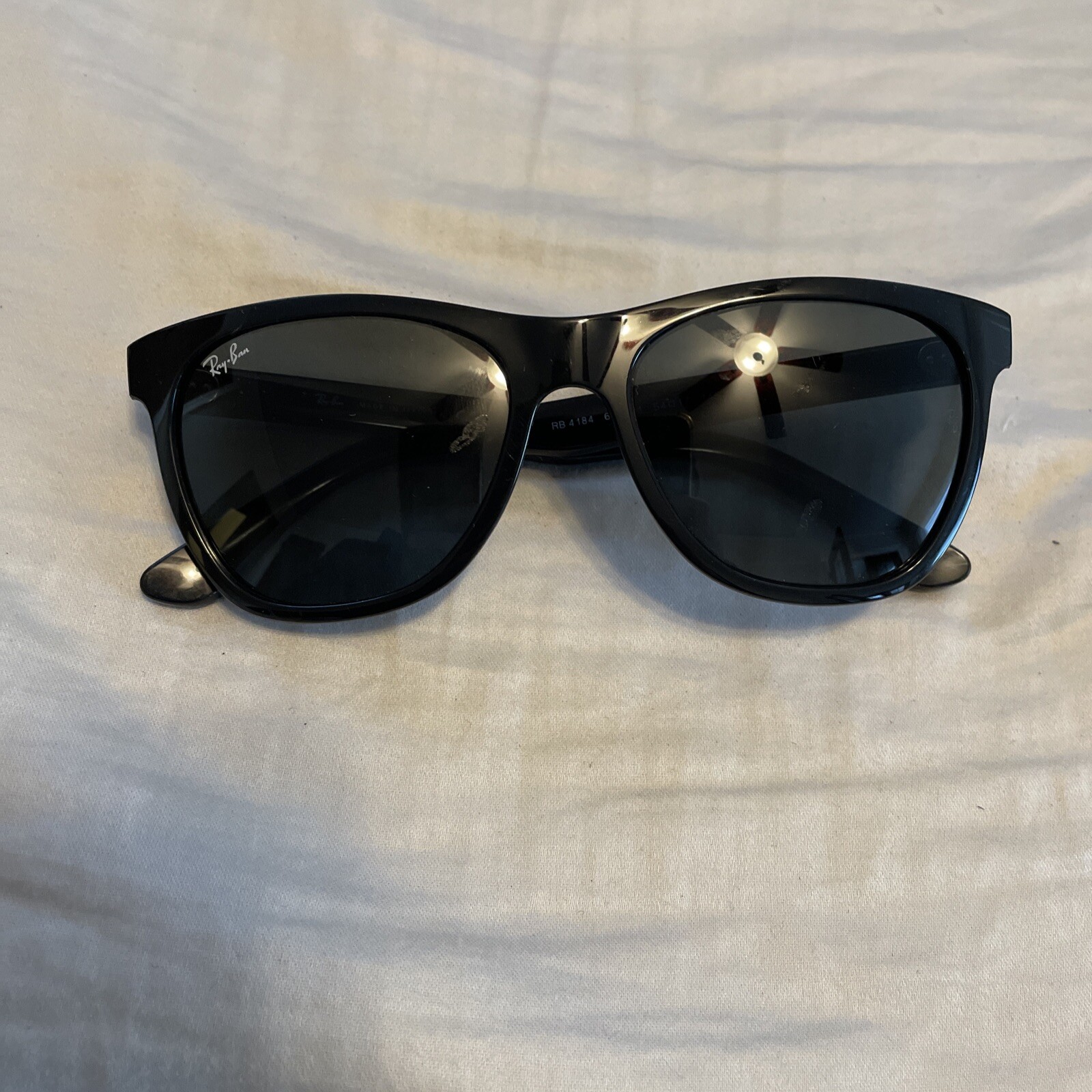 RAY BAN New Sunglasses Black Dark Green RB4184 601/71 54 145 | eBay