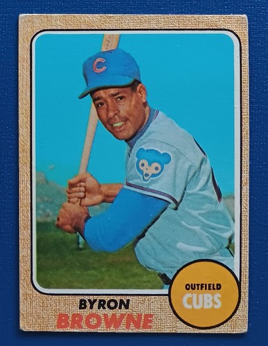 1968 Topps Baseball #296 Byron Browne - Chicago Cubs - VG-EX | eBay