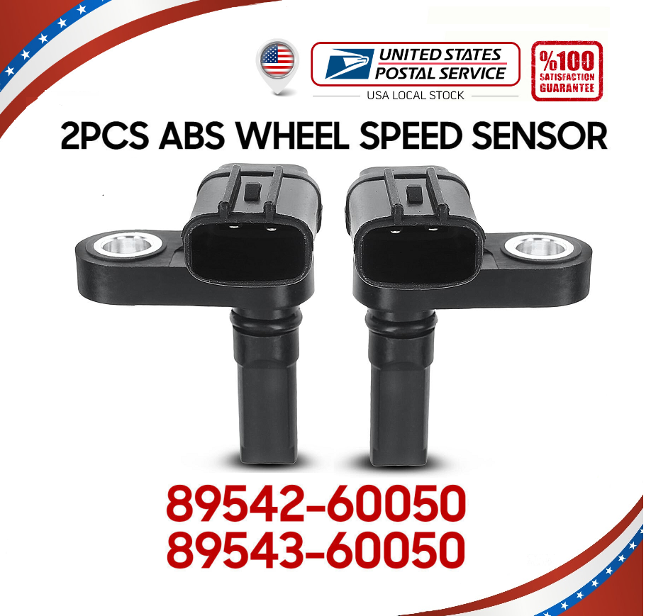 2x ABS Wheel Speed Sensor 89542-60050/89543-60050 For Toyota Tacoma ...