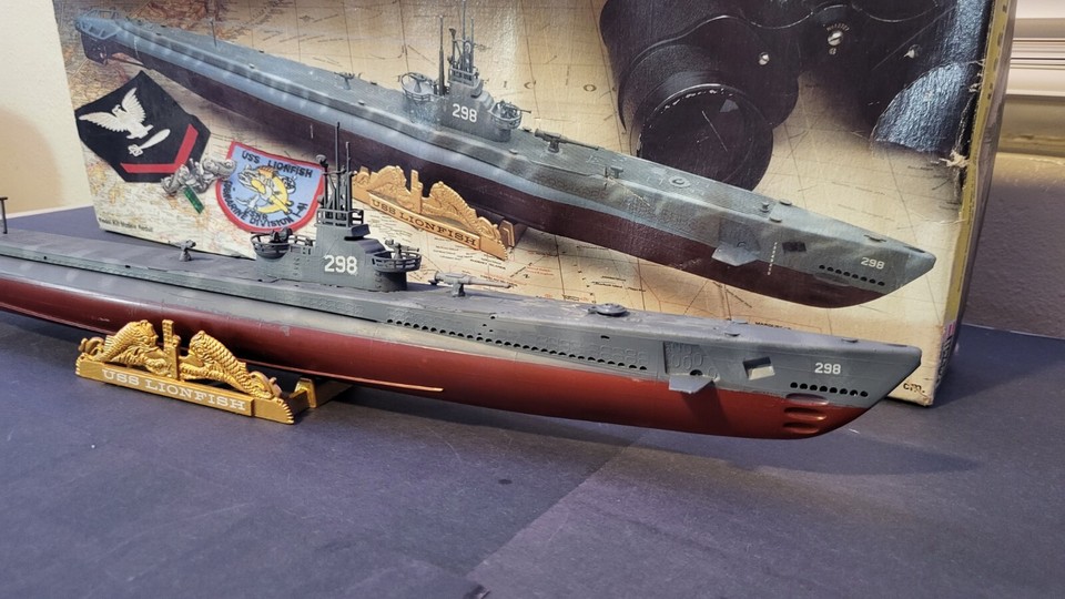 Revell USS Lionfish Submarine Built And Pro-Painted | eBay