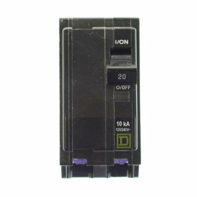 Square D QOB220 120/240 Vac 20Amp Circuit Breaker | eBay