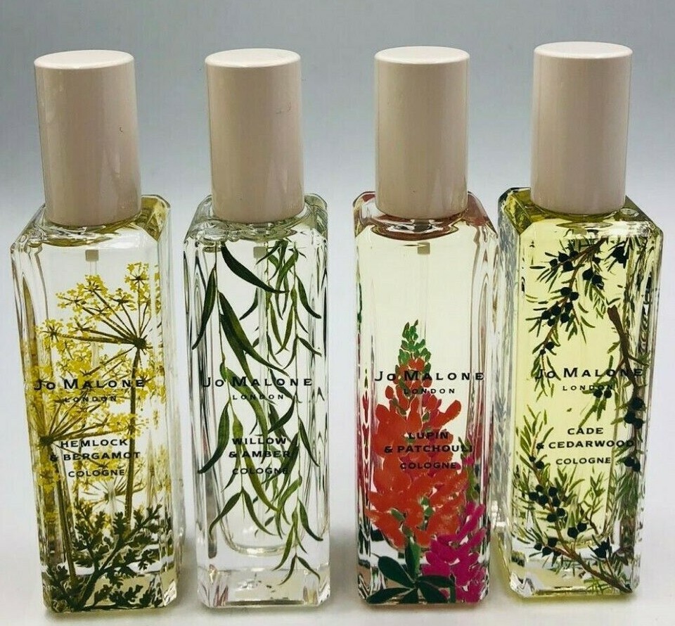 JO MALONE LE Collection 1oz Lupin & Patchouli, Willow & Amber, Cade ...