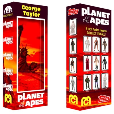 Mego Planet of the Apes George Taylor Custom Box For POTA 8” Action ...