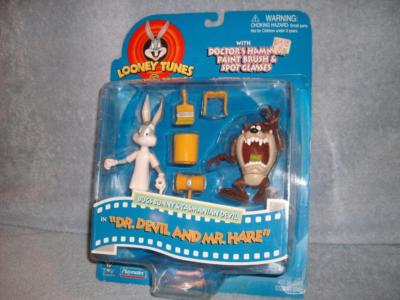 Dr Devil Mr Hare Looney Tunes Playmates WB Warner Bros Bugs Bunny Taz ...