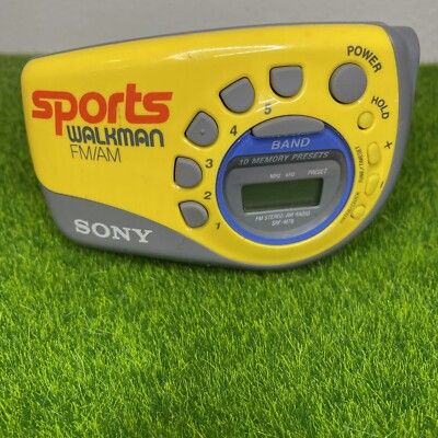 Sony Sports Walkman SRF-M78 Portable FM/AM Radio + Armband Works Great ...