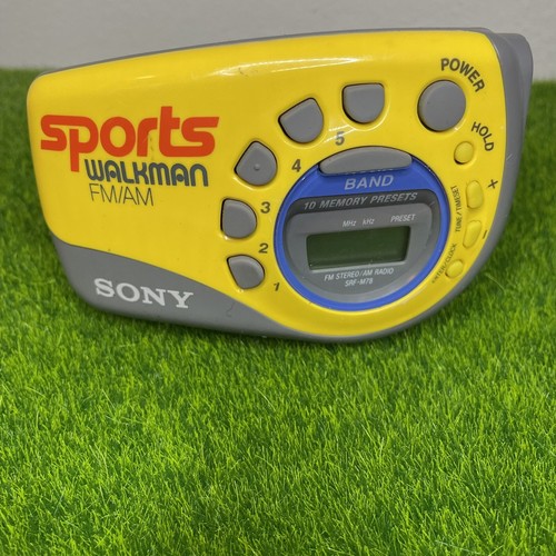 Sony Sports Walkman SRF-M78 Portable FM/AM Radio + Armband Works Great ...