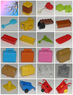 Lego Duplo Parts Pieces Specialty Bricks Suitcase Wheelbarrow & More ...